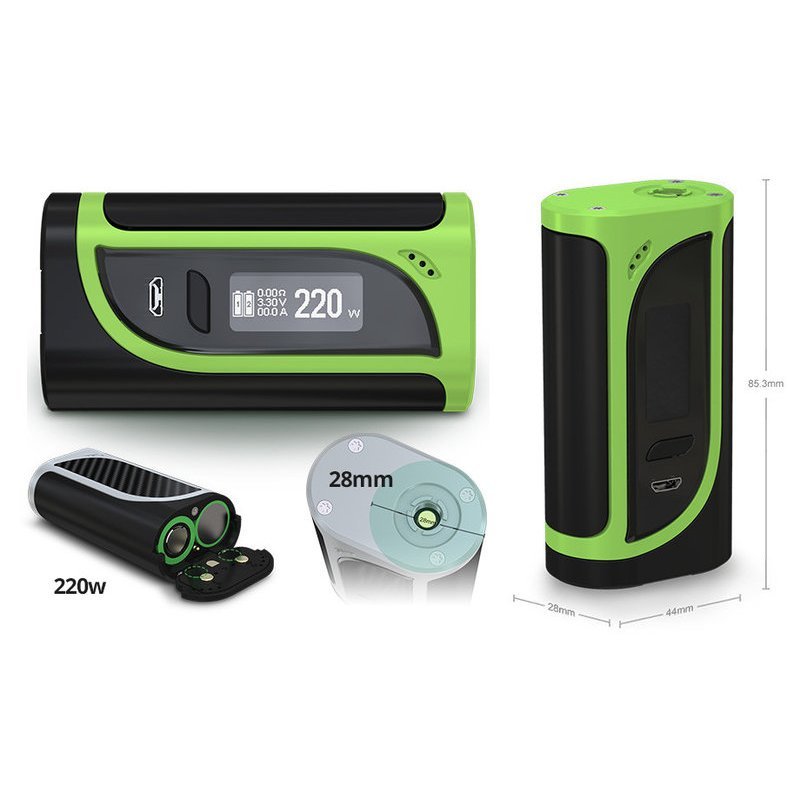 Buy Box mod Eleaf iKonn 220W Silver Black, price in Kiev and Ukraine