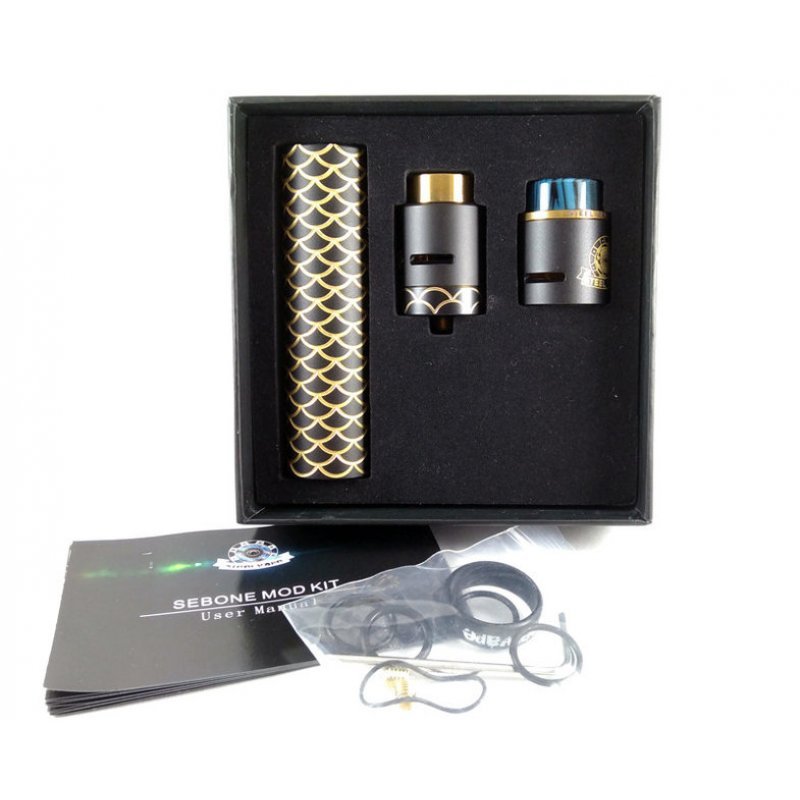 Buy Mech Mod Steel Vape Sebone Mod Kit black, price in Kiev and Ukraine